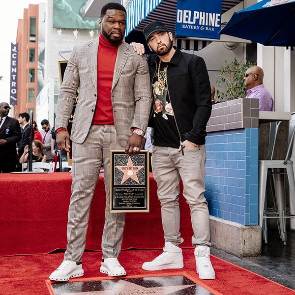 Eminem Honors 50 Cent At His Hollywood Walk Of Fame Ceremony Mto News